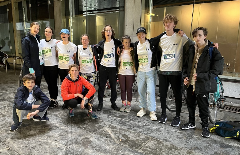 VIA at the Ljubljana Marathon - Run for High Schools | Vector ...